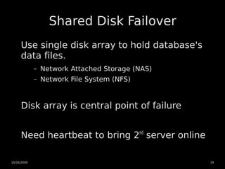 PostgreSQL Scaling And Failover | PDF | Databases | Computer Software and Applications