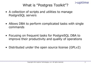 Postgres Toolkit | PPT