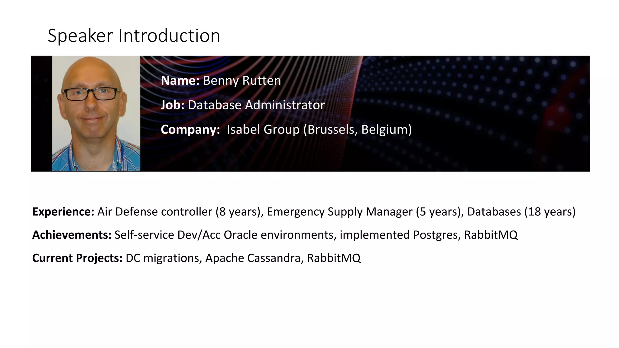 Postgres Vision 2018: Your Migration Path - Isabel Case Study | PPT