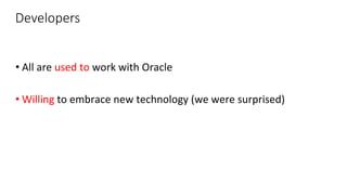 Postgres Vision 2018: Your Migration Path - Isabel Case Study | PPT