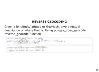 Postgres Vision 2018: PostGIS and Spatial Extensions | PDF