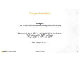 HTAP By Accident: Getting More From PostgreSQL Using Hardware Acceleration | PPT