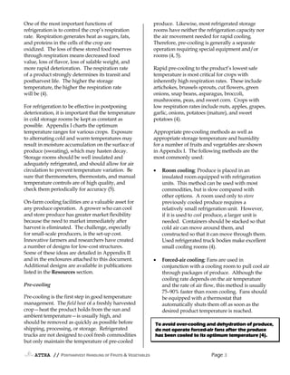 Postharvest Handling of Fruits and Vegetables | PDF