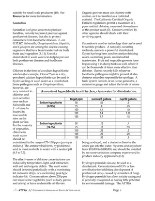 Postharvest Handling of Fruits and Vegetables | PDF