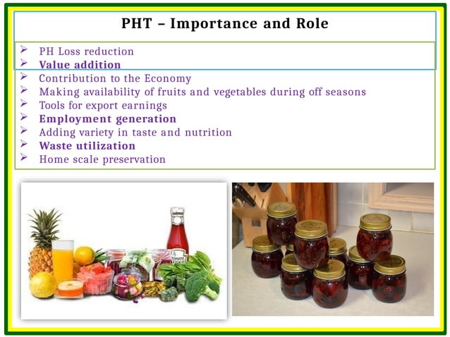 Post Harvest on value addition of fruits and vegetables | PPT