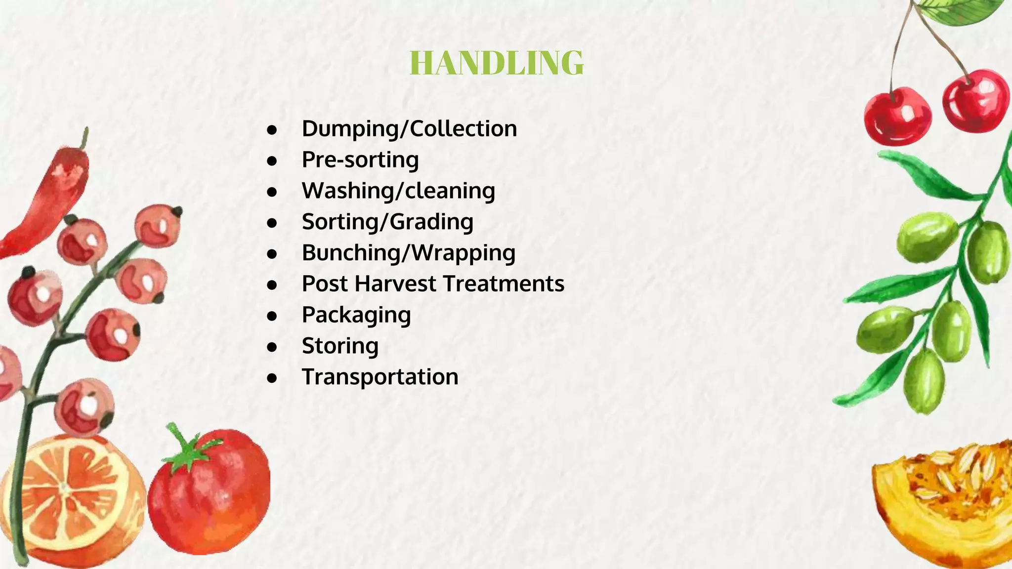 Post Harvest Handling & Cold Chain Management Of Fresh Commodities.pptx