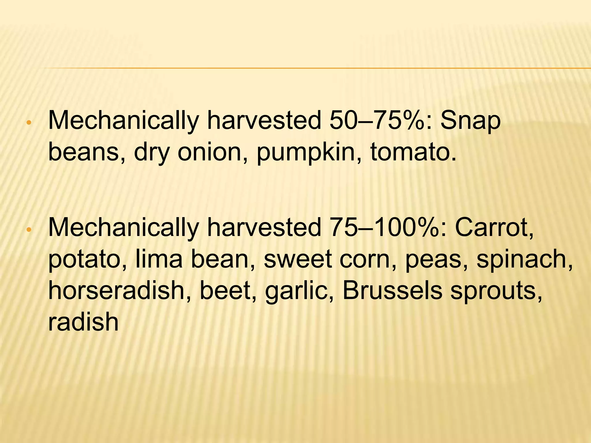 Post harvest handling of vegetables | PPTX