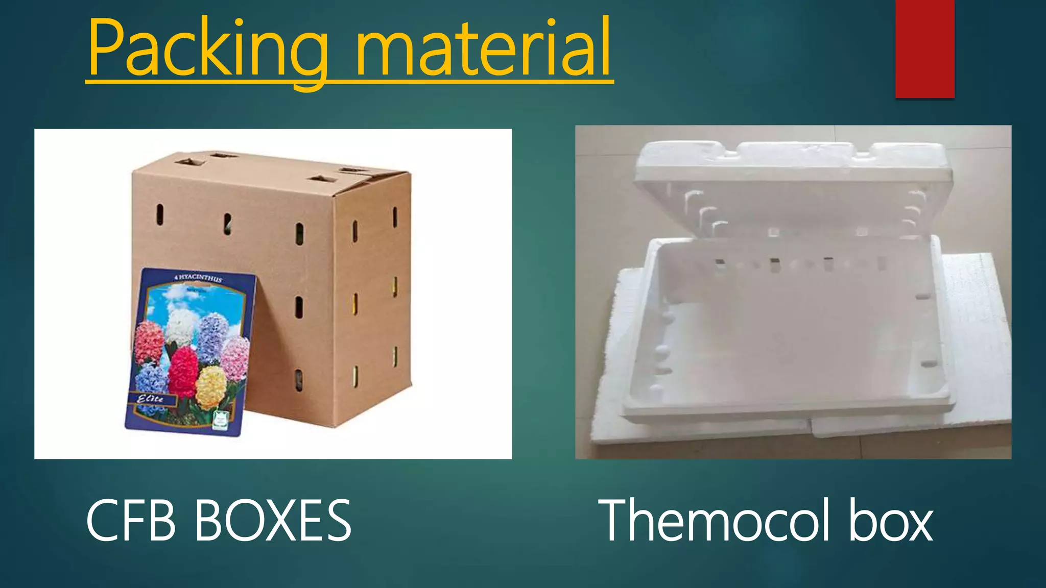 Post harvesting handling of flowers | PPTX