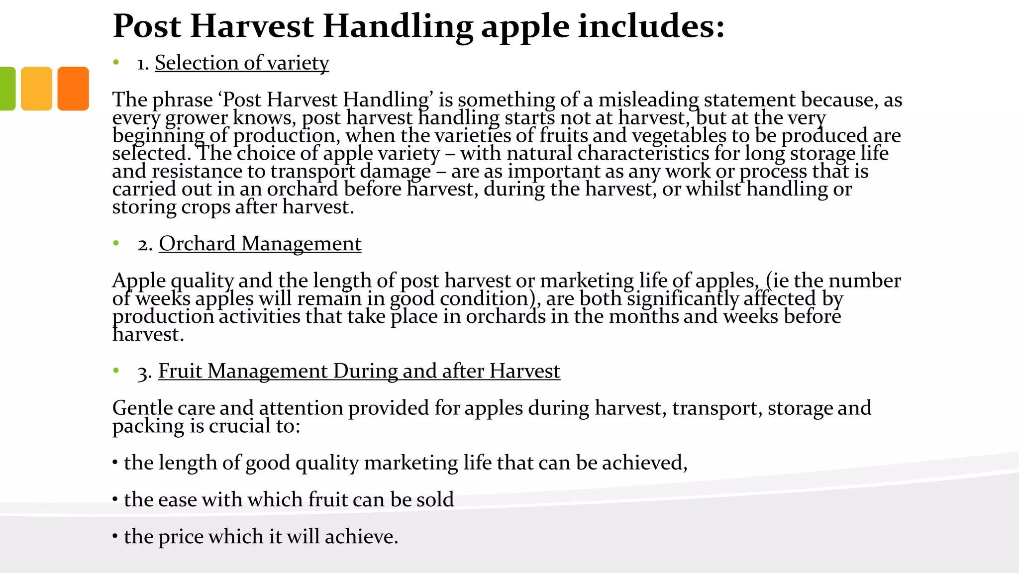 Post harvesting management | PPTX