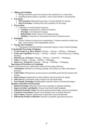 report file POST HARVESTING TECHNOLOGY engineering | DOCX
