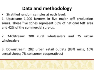 How big are post-harvest losses in Ethiopia? The case of teff | PPT