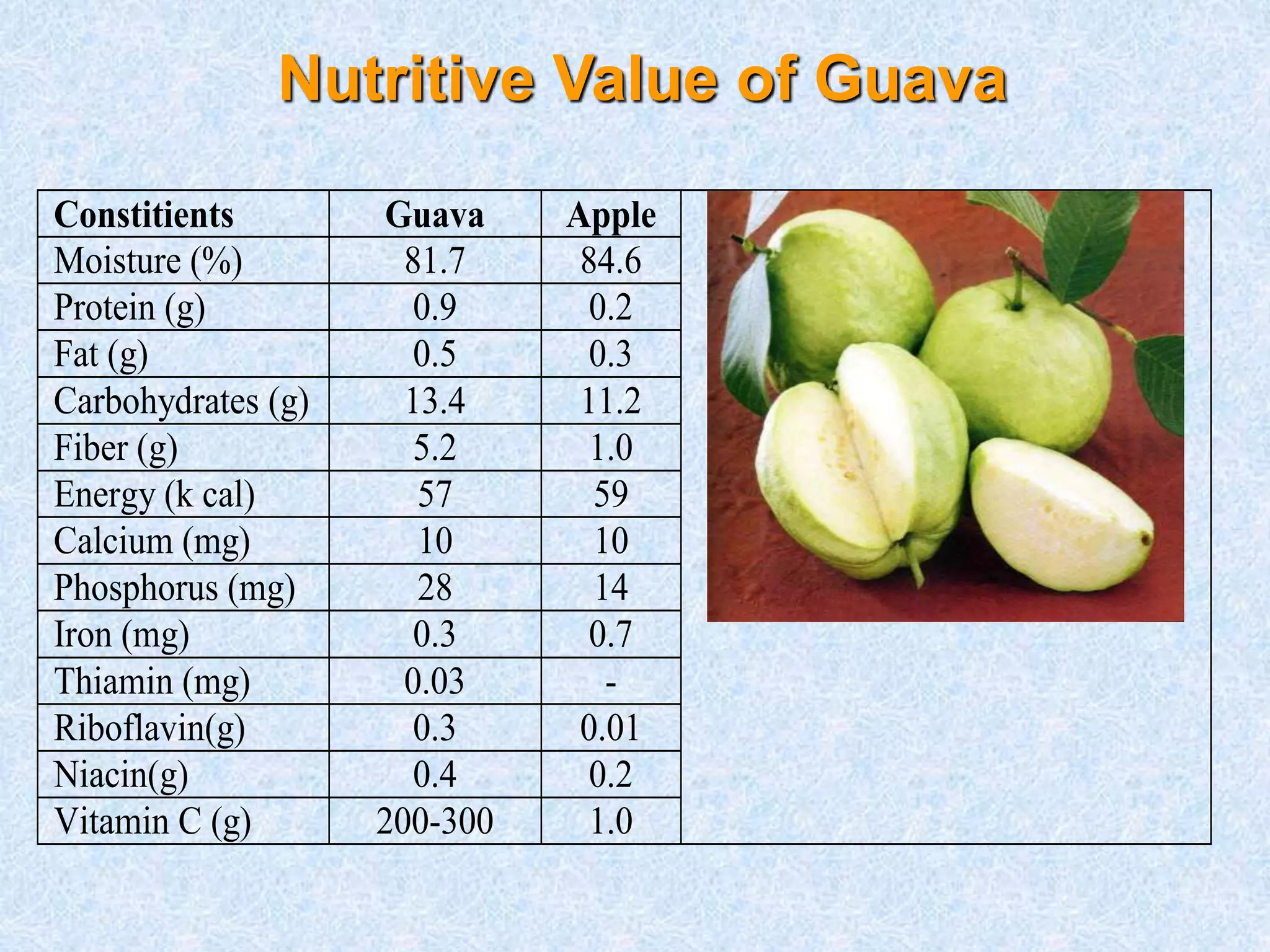 Post harvest management and value addition of guava | PPT