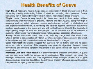 Post harvest management and value addition of guava | PPT
