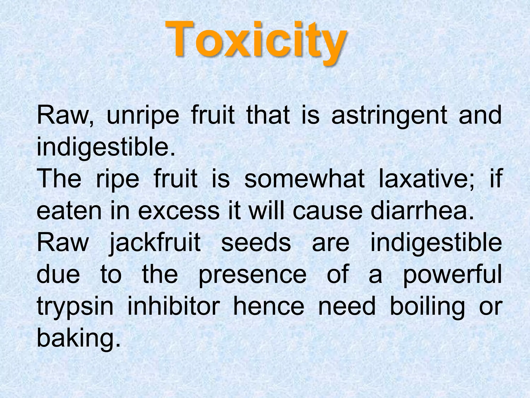 Post harvest management and value addition of jack fruit | PPT