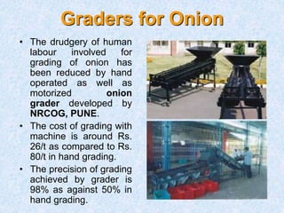 Post harvest management and value addition of onion | PPT
