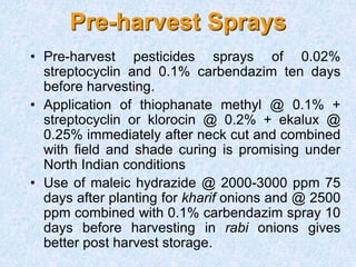 Post harvest management and value addition of onion | PPT