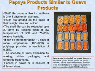 Post harvest management and value addition with special reference to ...