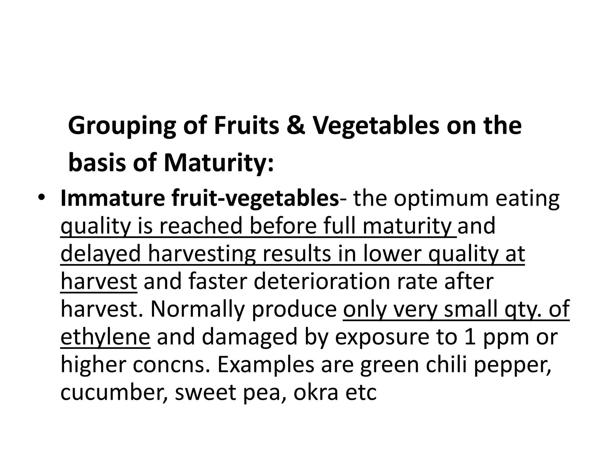Postharvest Management of Fruits & Vegetables | PPTX