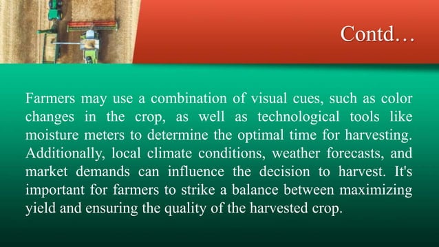 POST HARVEST TECHNOLOGY.pptx | Agriculture | Industries