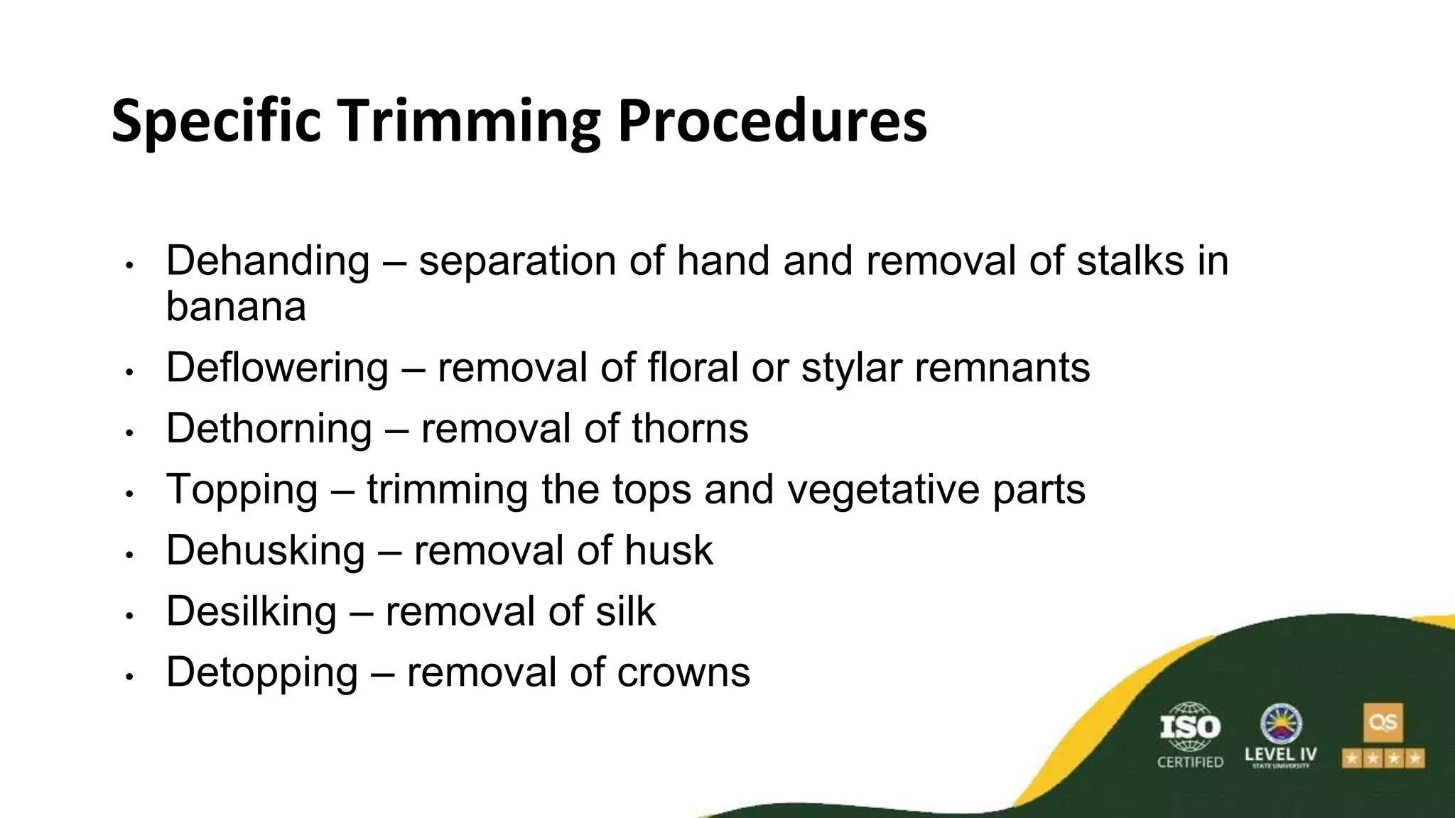 Postharvest Practices | PPTX
