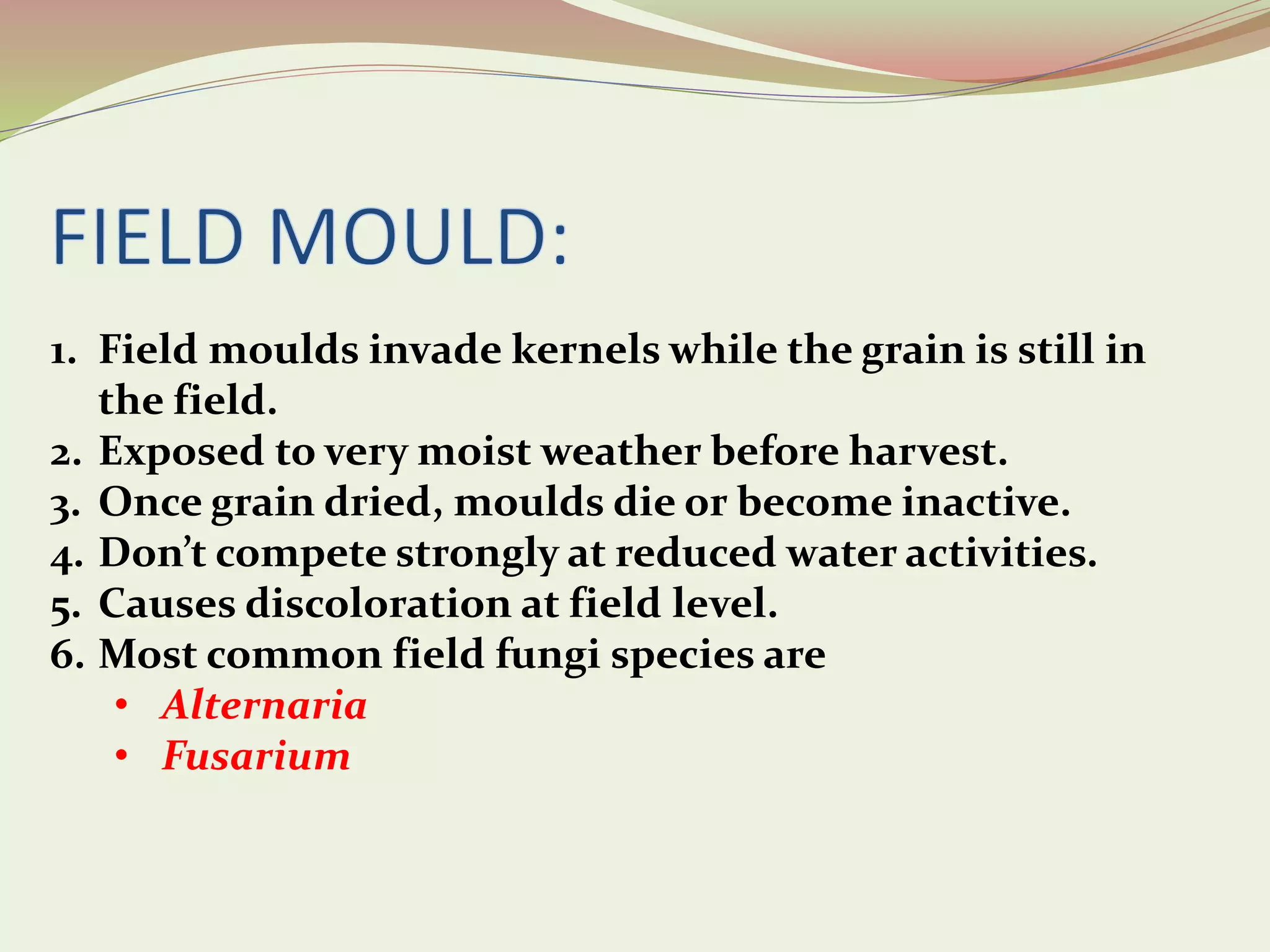 Post harvest spoilage of grains during storage and their management by ...