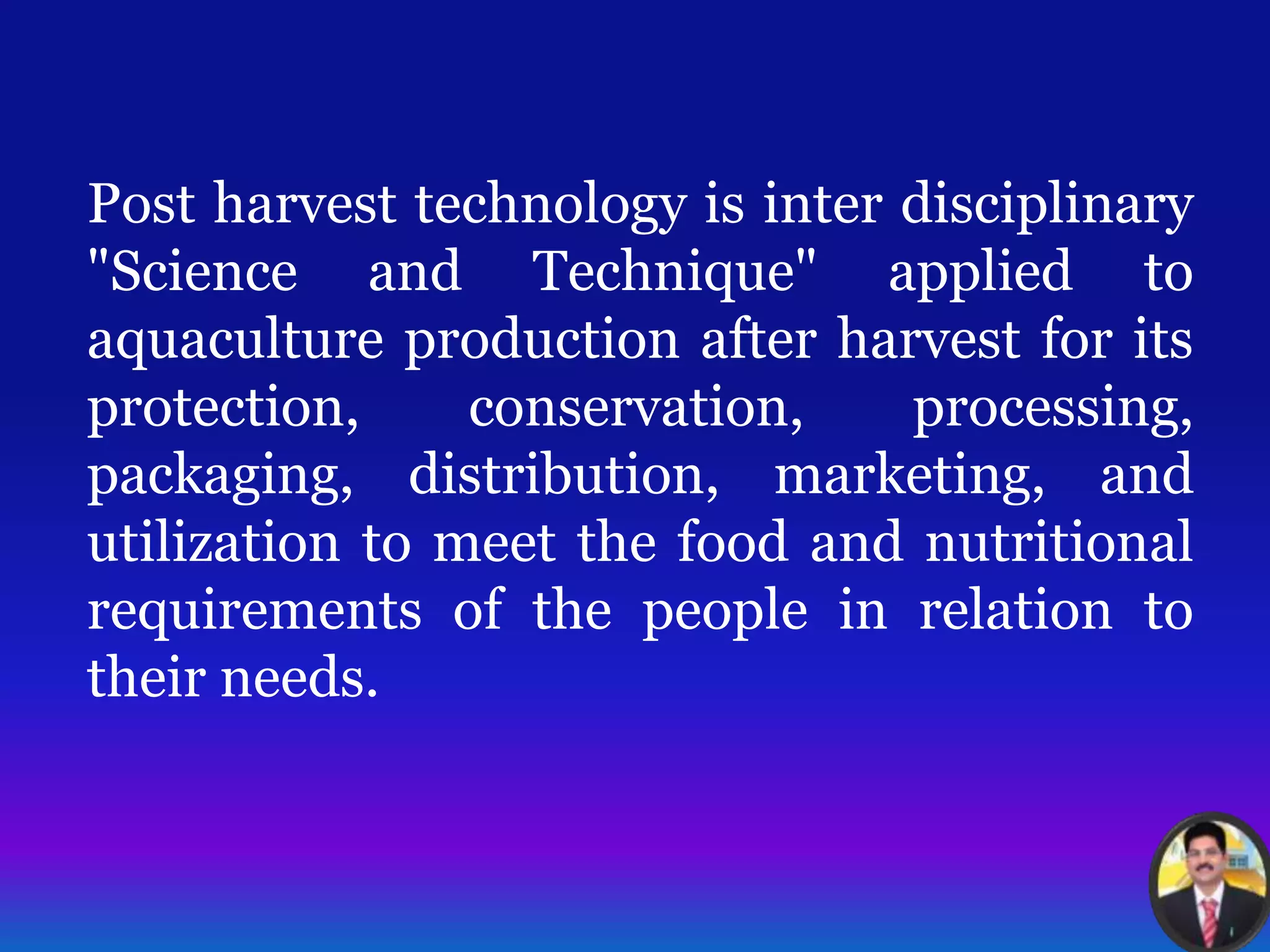 Post harvest technology | PPTX