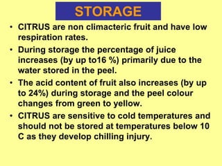 Post harvest technology of citrus | PPT