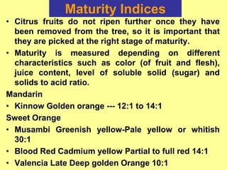 Post harvest technology of citrus | PPT