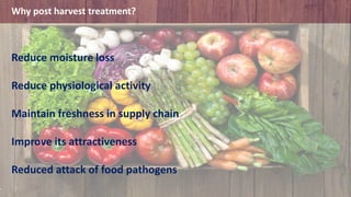 Post harvest treatment | PPTX