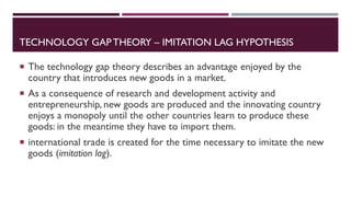 Post Heckscher Ohlin Theories | PDF