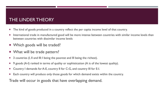 Post Heckscher Ohlin Theories | PDF