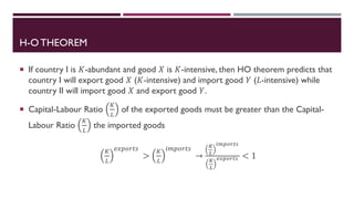 Post Heckscher Ohlin Theories | PDF