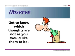 Positive thinking - self empowerment | PPT | Mental Health | Diseases ...