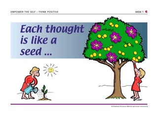 Positive thinking - self empowerment | PPT | Mental Health | Diseases ...