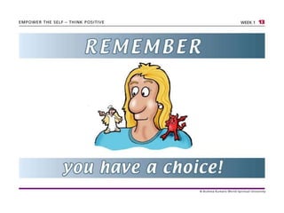 Positive thinking - self empowerment | PPT | Mental Health | Diseases ...