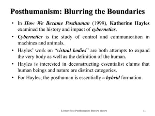 Posthumanism.pptx