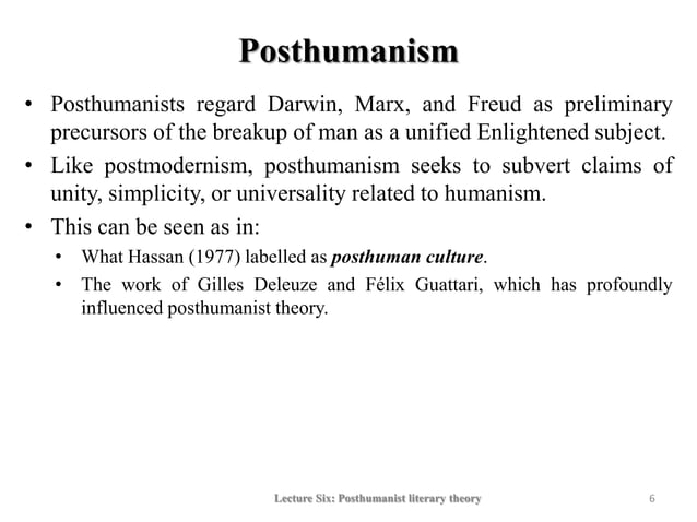 Posthumanism.pptx
