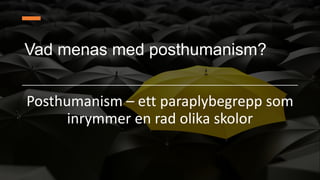 Posthumanism | PDF