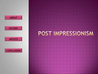 Post impressionism | PPTX