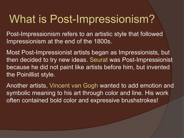 Post Impressionism new.ppt