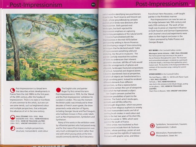 Post impressionismarthistoryassignment | PDF