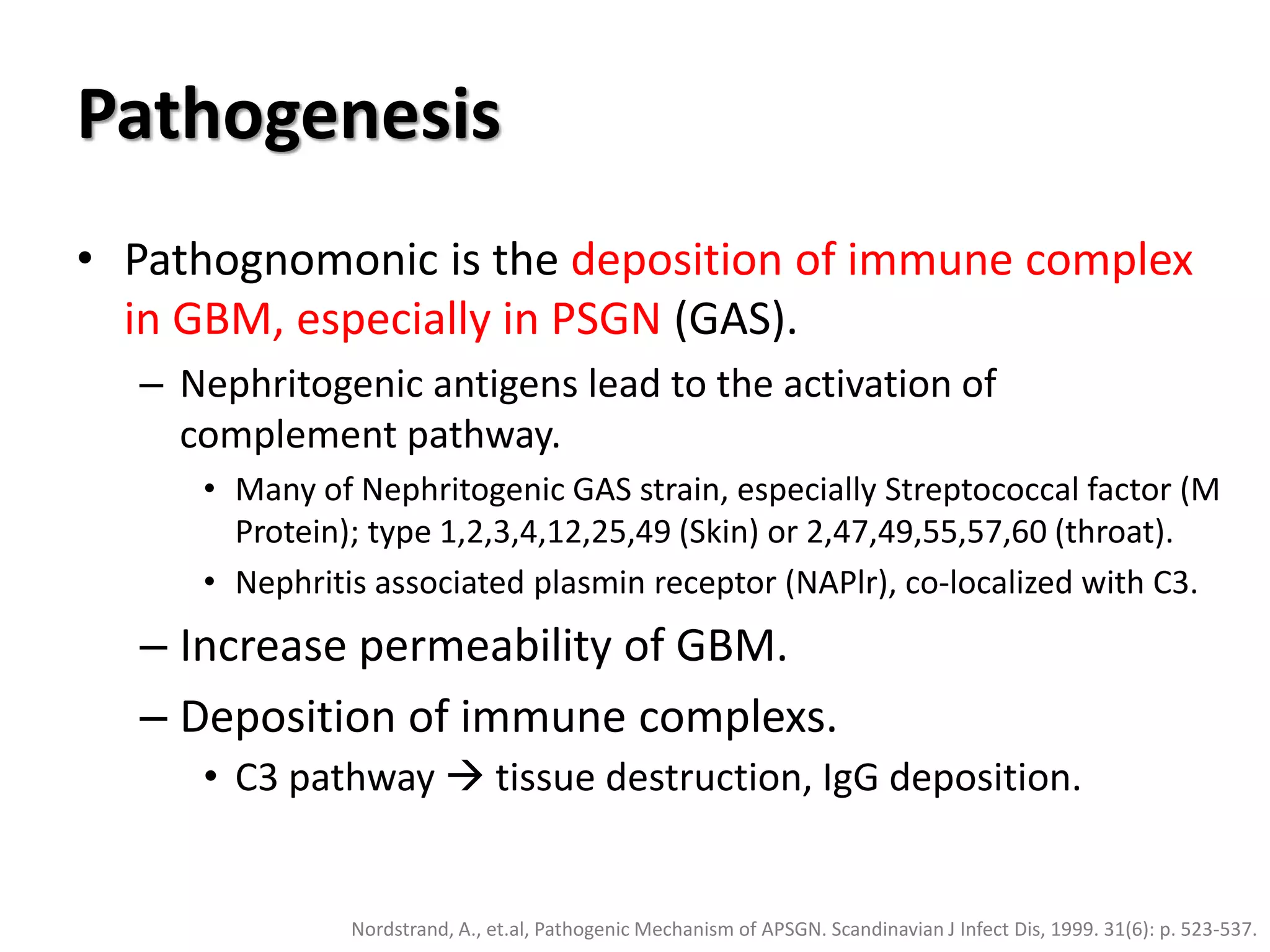Post infectious glomerulonephritis, PIGN | PPTX