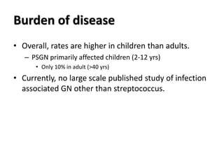 Post infectious glomerulonephritis, PIGN | PPTX