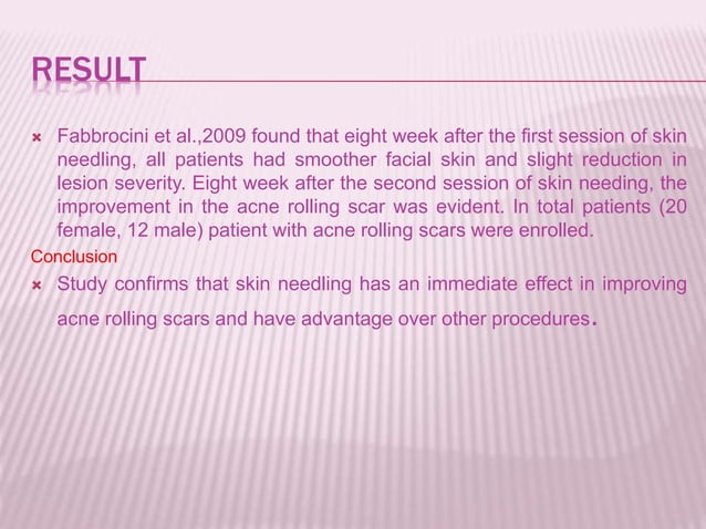 Acne scar presentation | PPTX | Skin Care | Beauty