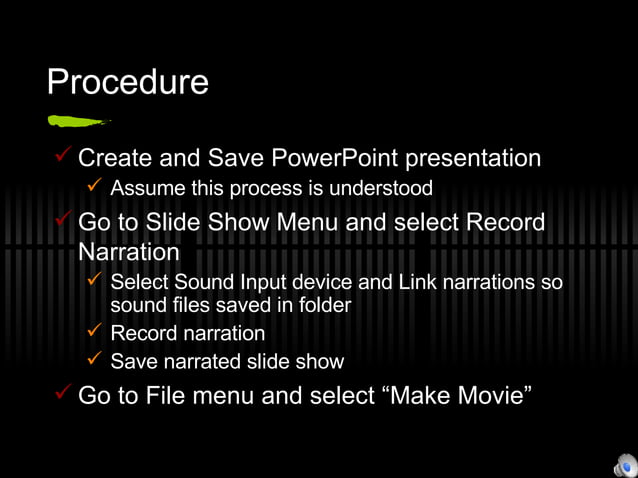 Posting Narrated PowerPoint Slides to You Tube | PPT