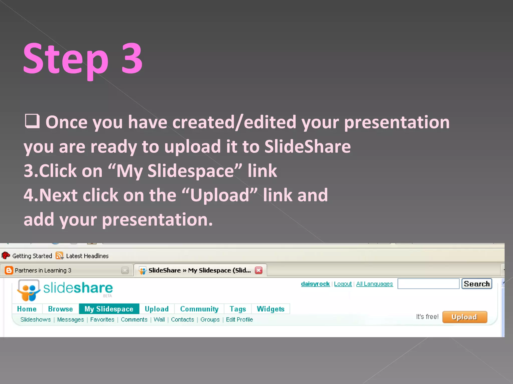 Posting To Slide Share | PPT