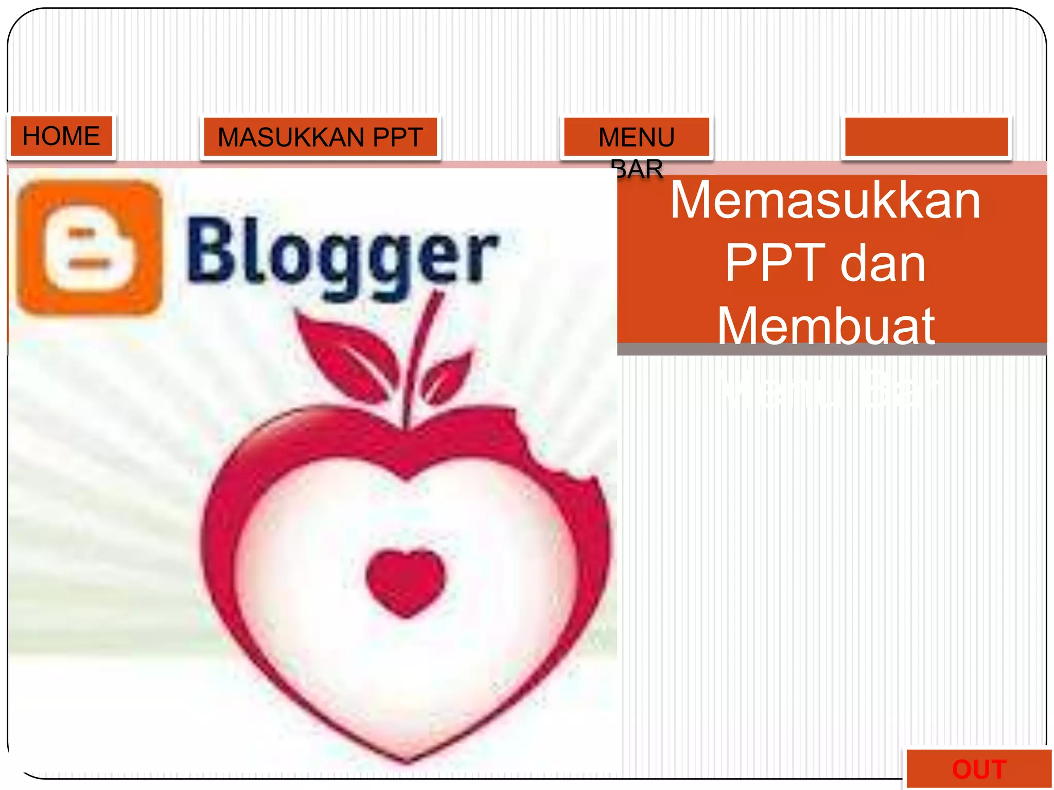 Cara Membuat menu Bar | PPT