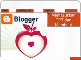 Cara Membuat menu Bar | PPT