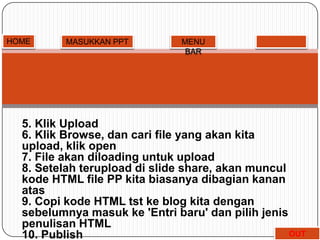 Cara Membuat menu Bar | PPT