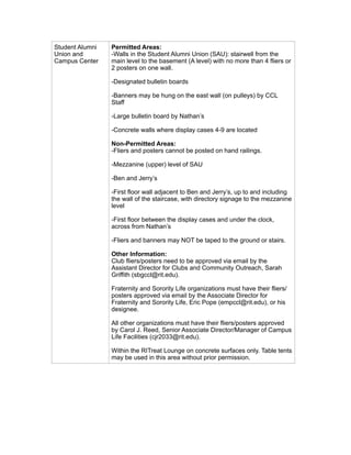 RIT Posting procedures | PDF